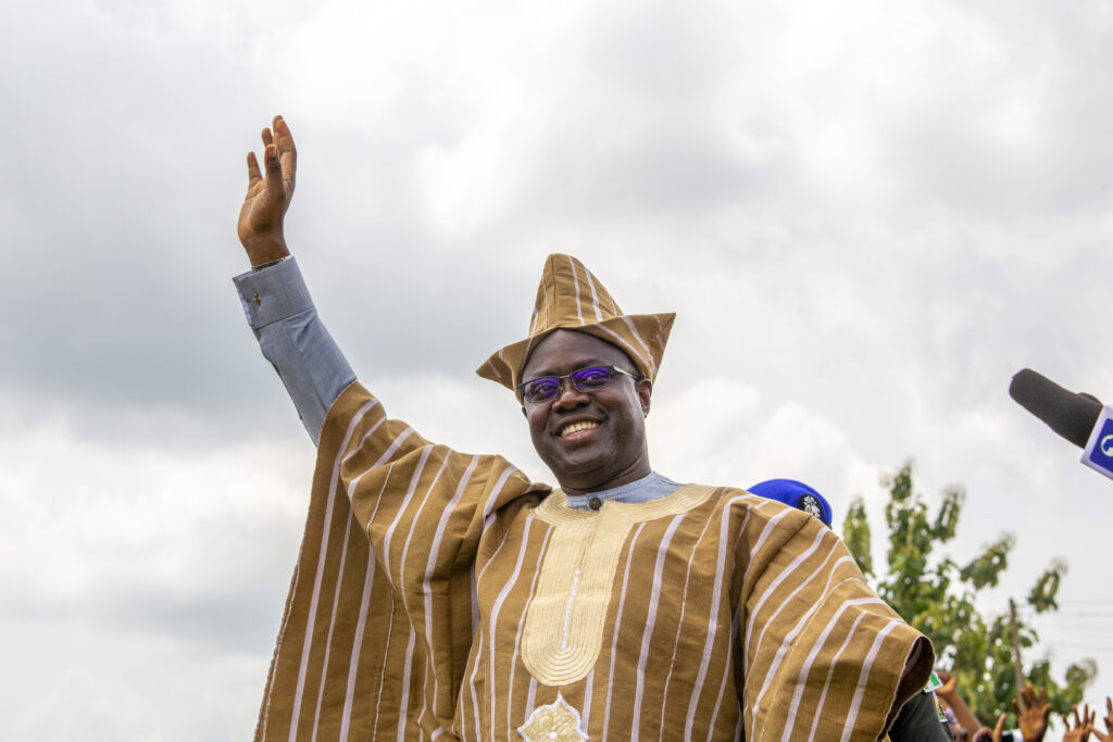 Commissioning of the 65km Moniya-Ijaiye-Iseyin Road. - Seyi Makinde